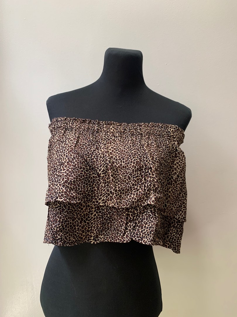 Leopard Tube Top on Carousell