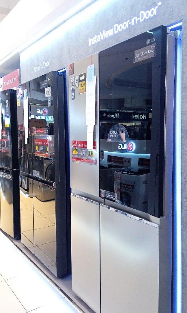 LG INSTAVIEW SIDE BY SIDE INVERTER REF RVS-X238MC RVS-Q245NS GR ...