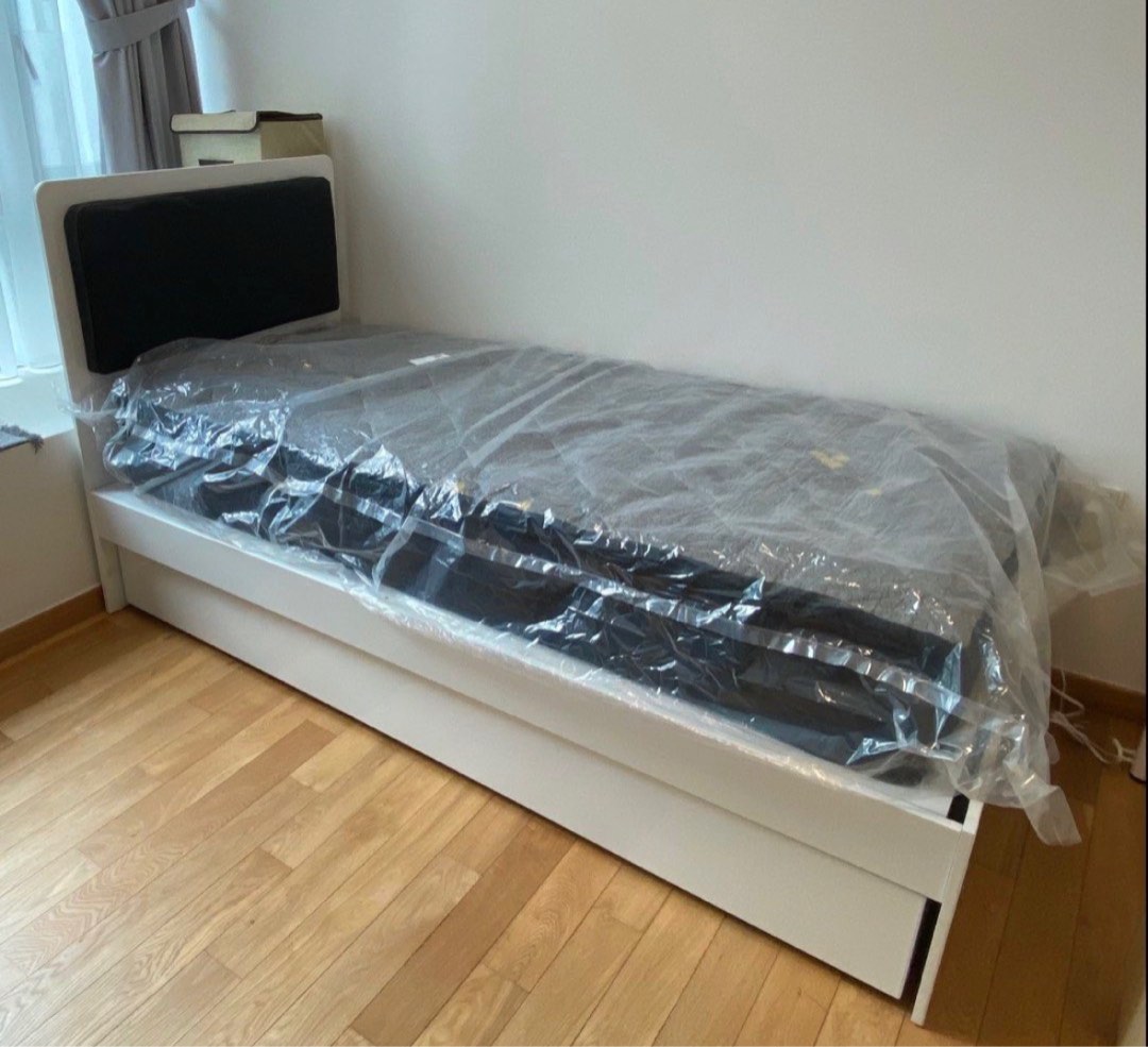 Cheap and Like New! Pull out bed frame (original price $629), Furniture ...