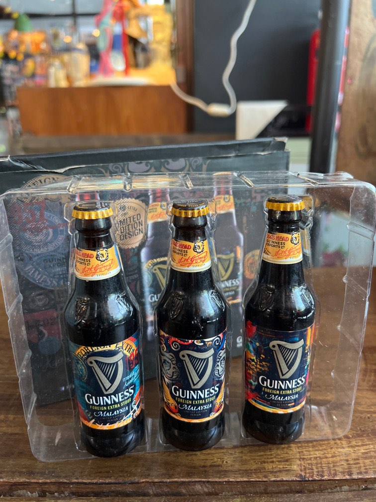 Limited Edition Design Guinness Miniature Bottles, Hobbies & Toys ...