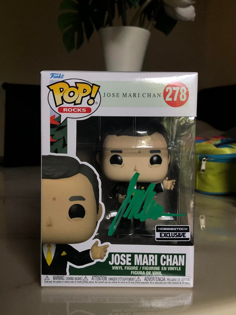 LIMITED EDITION Funko Pop! Jose Mari Chan WITH HIS SIGNATURE, Hobbies ...