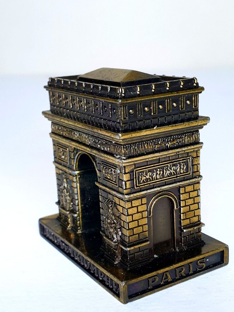 3 pcs Made in France, PARIS souvenirs vieux landmarks pewter dome ...