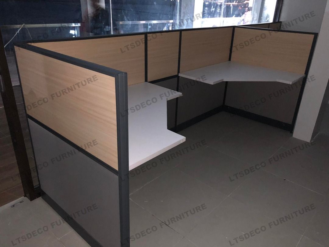 MADE TO ORDER WORKSTATION FABRIC WITH LAMINATED OFFICE PARTITION on ...