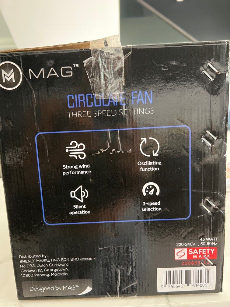 MAG Circulate Desk Fan, Furniture & Home Living, Lighting & Fans, Fans ...