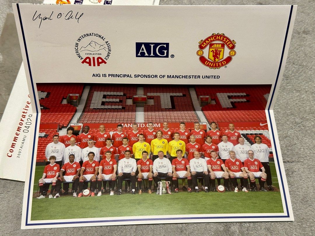 Manchester United (ManU) 2007 Commemorative Cover Singapore Stamps ...