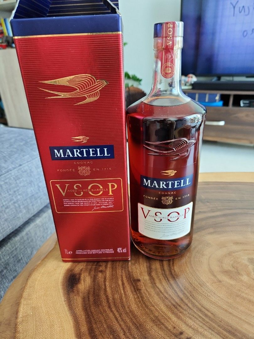 Martell VSOP 1lt, Food & Drinks, Beverages on Carousell