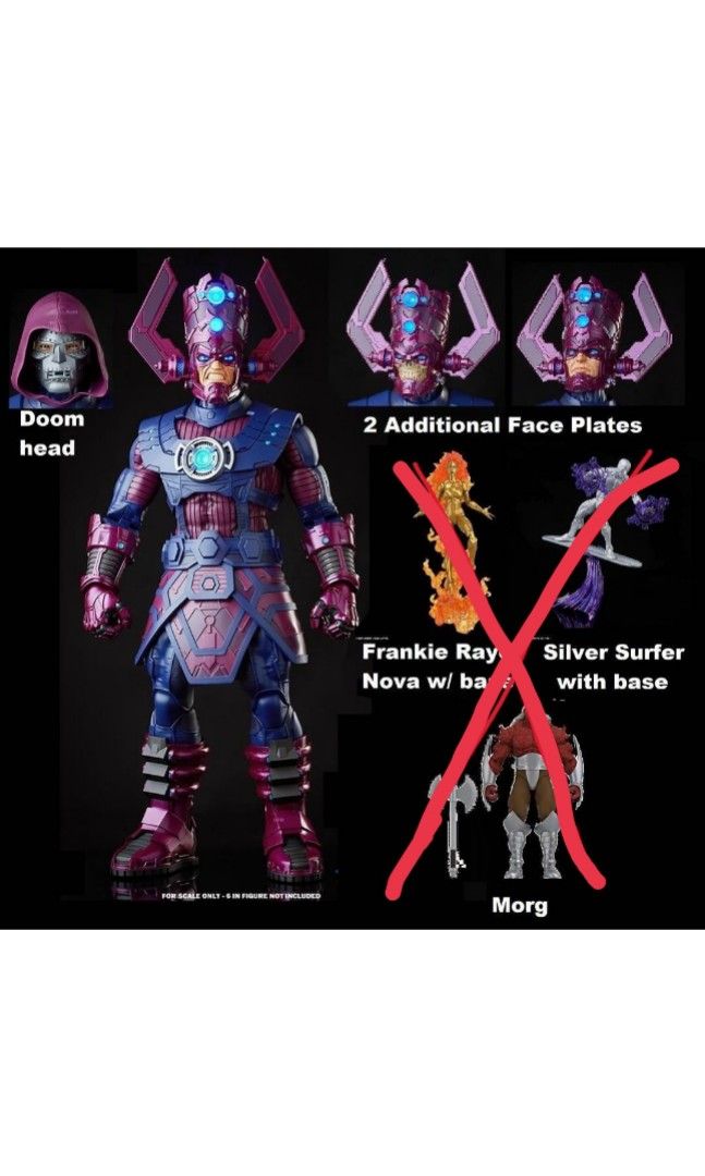 Marvel Legends Galactus Haslab NOT Giantman Apocalypse Pitt Sentinel ...
