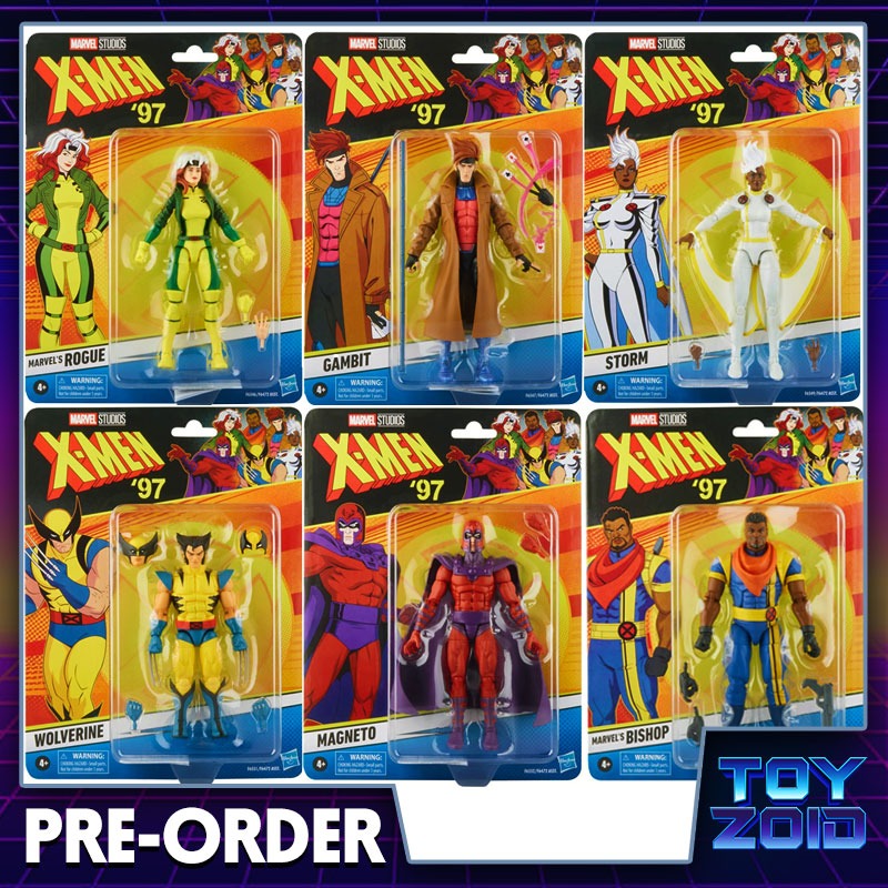 Marvel Legends X Men 97 Wave 1 Bishop Rogue Magneto Storm Gambit