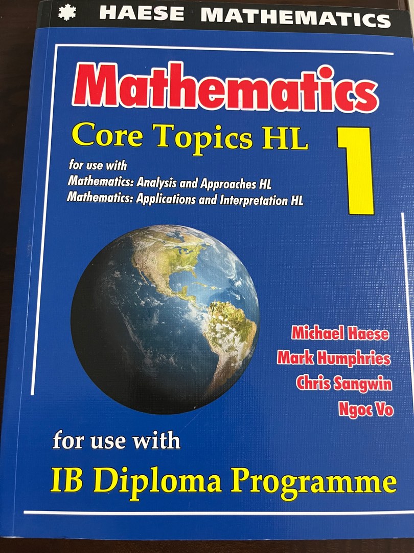 Maths AA HL IB Diploma, Hobbies & Toys, Books & Magazines, Textbooks on ...
