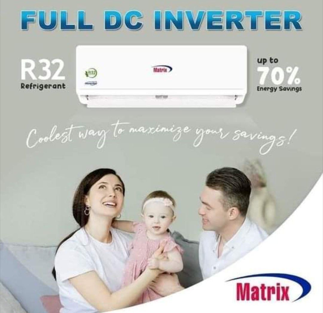 Matrix Split Type Inverter Aircon, TV & Home Appliances, Air ...