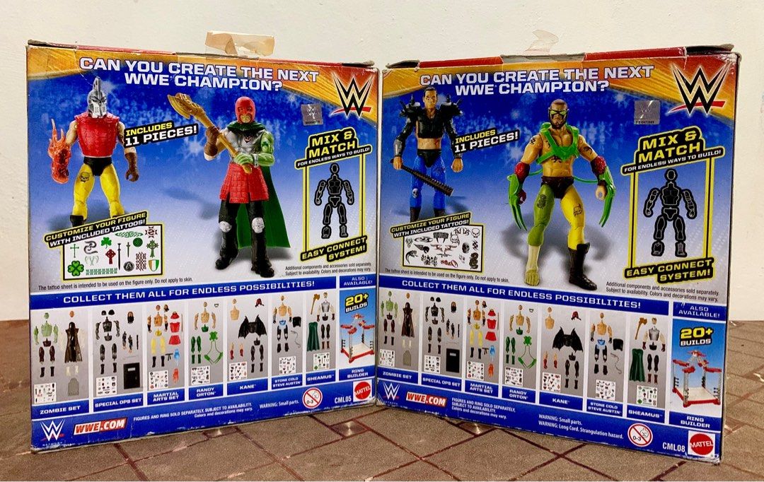 Mattel Create A WWE Superstar - Sheamus & Randy Orton on Carousell