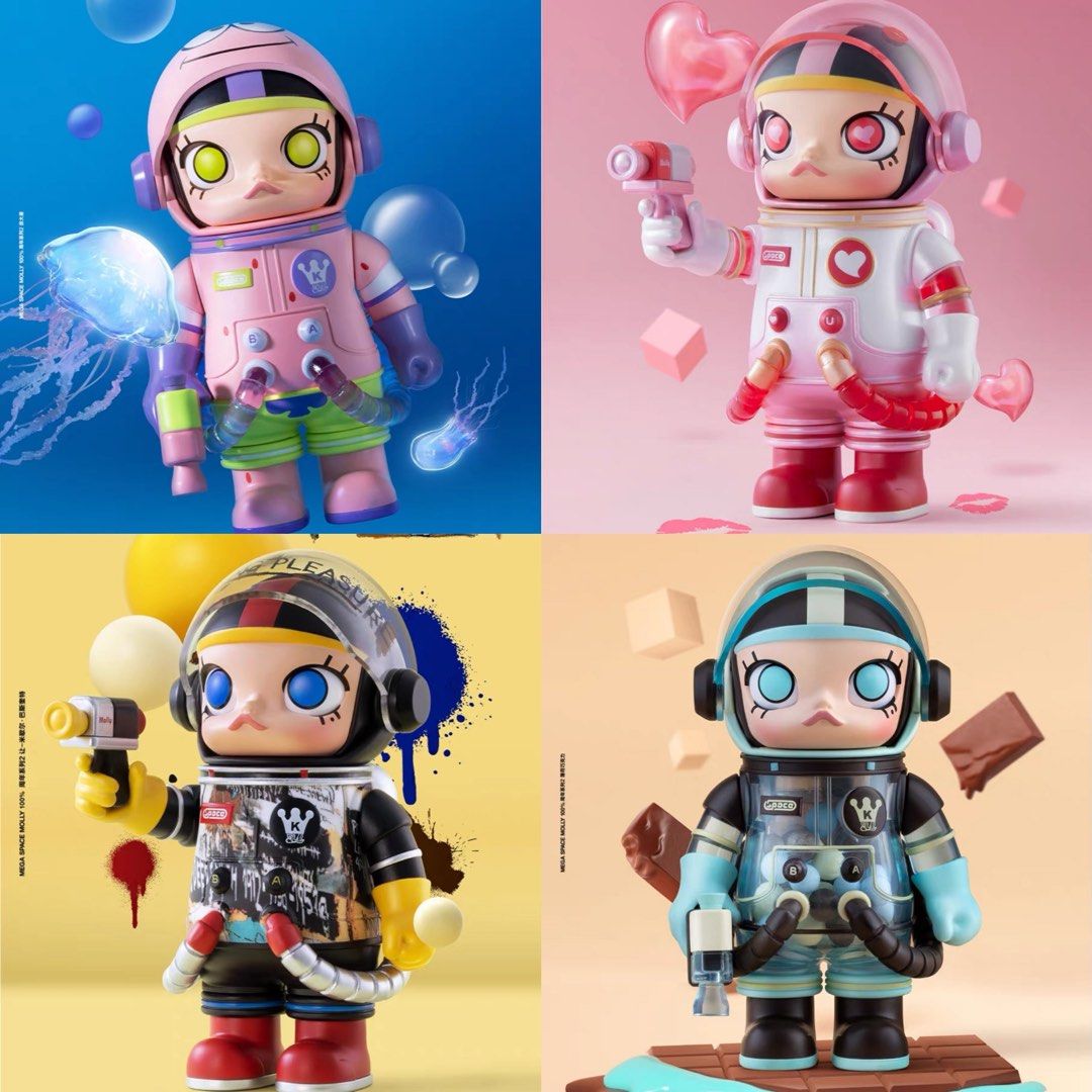 MEGA SPACE MOLLY 100% SERIES 2.0 POPMART / FULL SET / SINGLE BLIND BOX ...