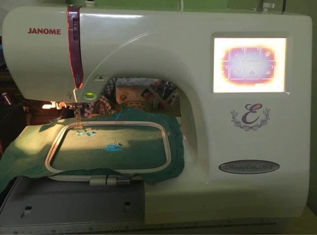 Mesin Sulam Janome 350e Embroidery Machine, TV & Home Appliances ...