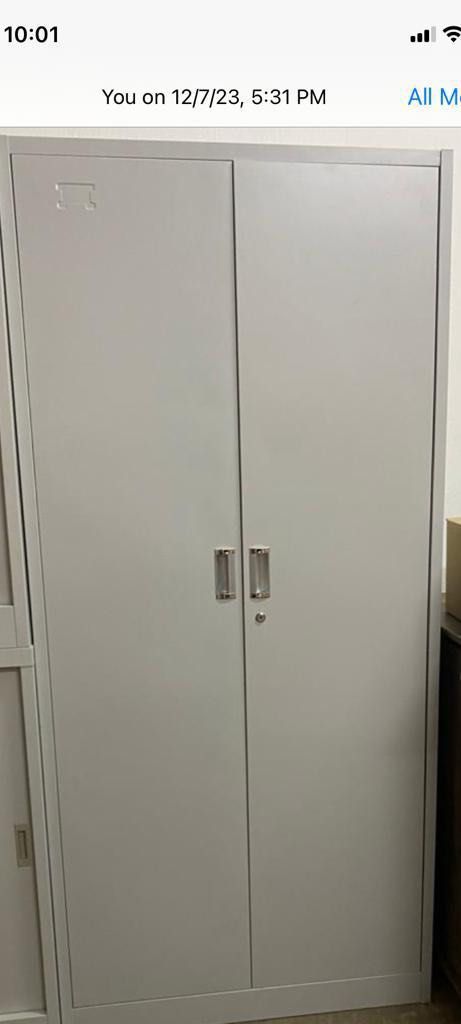 Metal cupboard, Furniture & Home Living, Furniture, Shelves, Cabinets ...