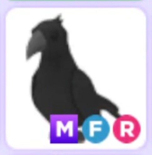 MFR Crow - Adopt Me - Roblox - Top Tier, Video Gaming, Gaming ...