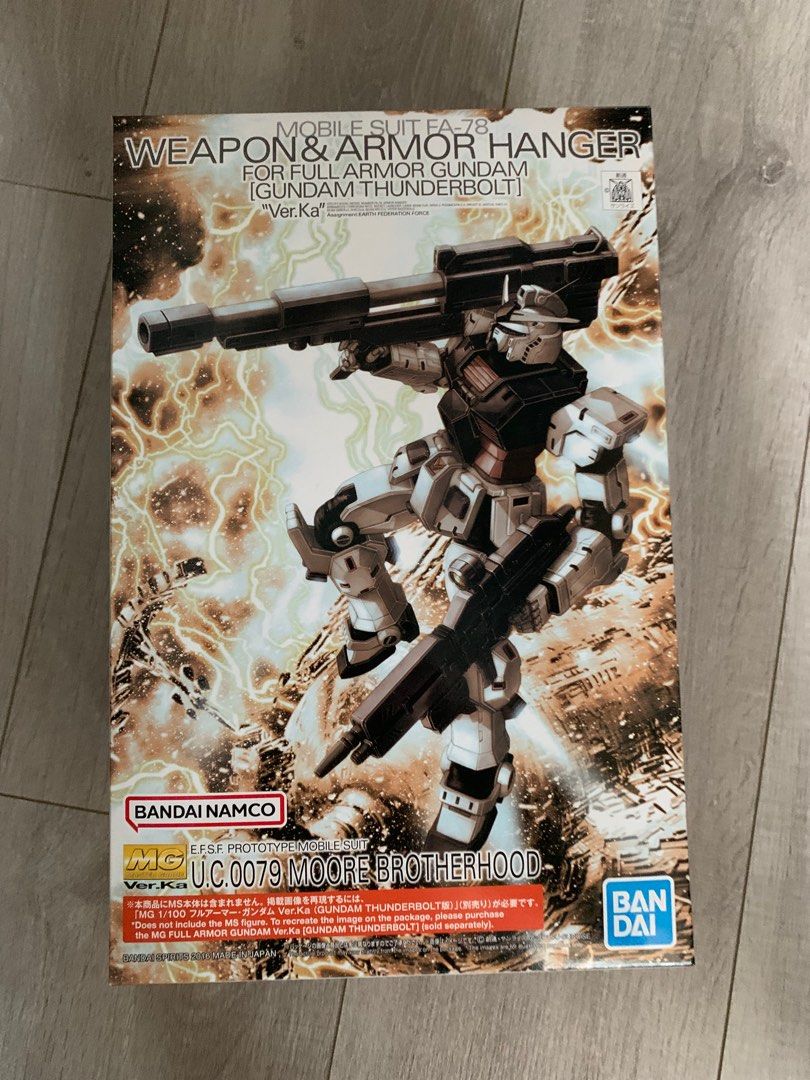 MG ver ka weapon & armor hanger mobile suit fa-78 for full armor gundam thunderbolt, 興趣及遊戲, 玩具 ...