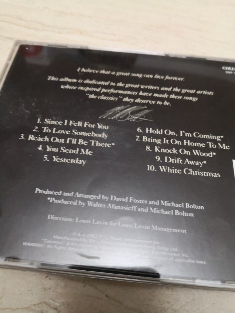 Michael Bolton Timeless The Classics CD, Hobbies & Toys, Music & Media ...