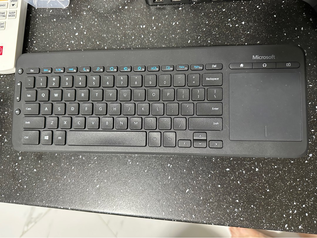 Microsoft Bluetooth keyboard with trackpad, Computers & Tech, Parts ...