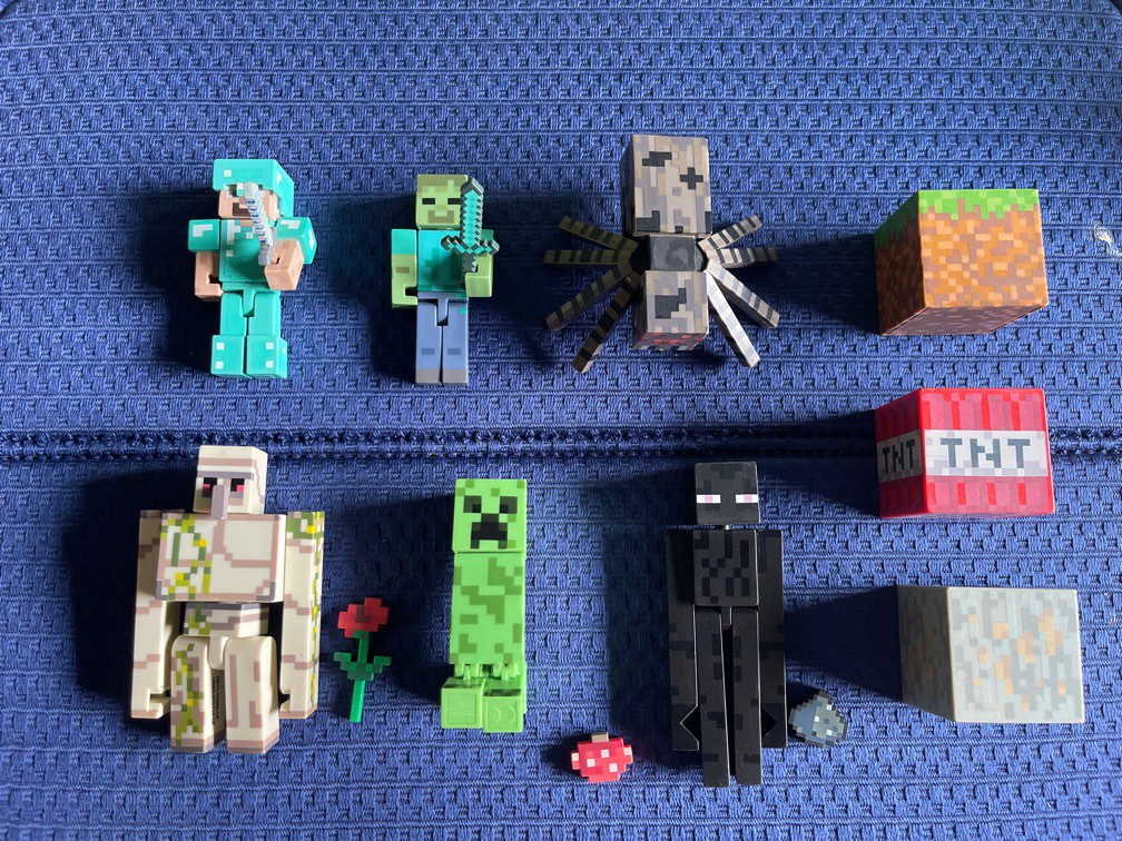 Minecraft figures, Hobbies & Toys, Toys & Games on Carousell