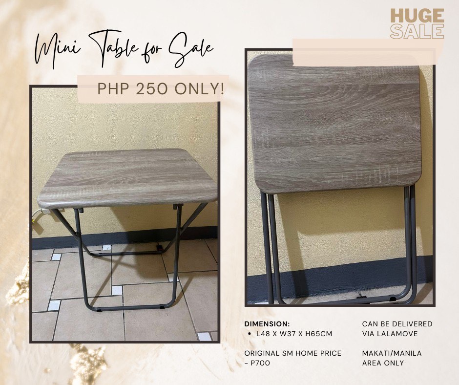 Mini table for sale on Carousell