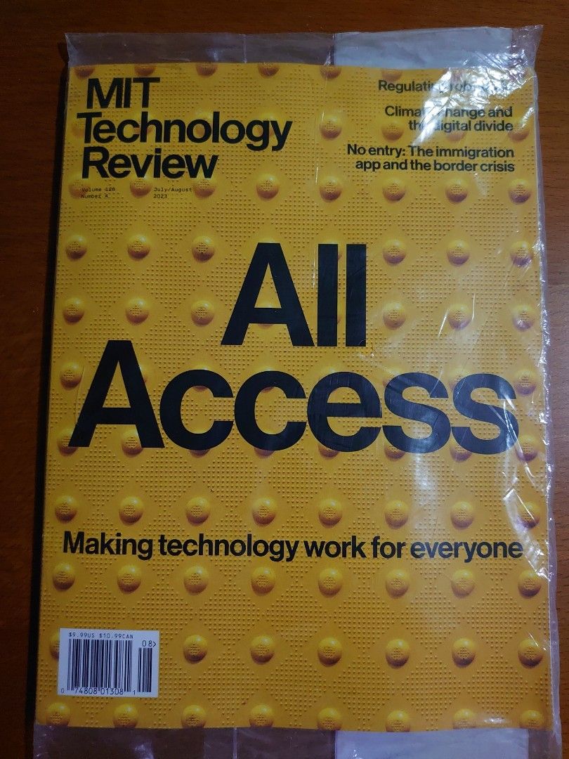 MIT Technology Review July/August 2023 issue magazine journal ...
