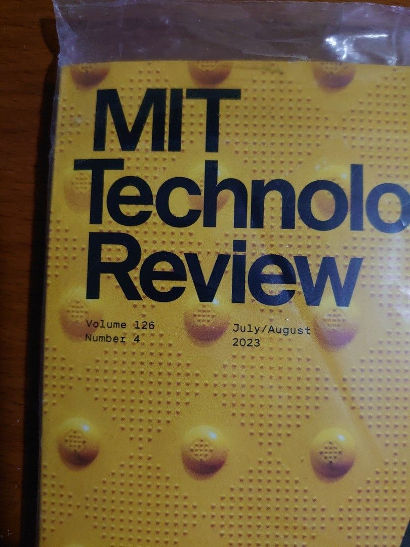MIT Technology Review July/August 2023 issue magazine journal ...