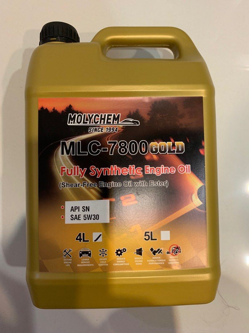 Molychem engine oil 5w30, Car Accessories, Accessories on Carousell