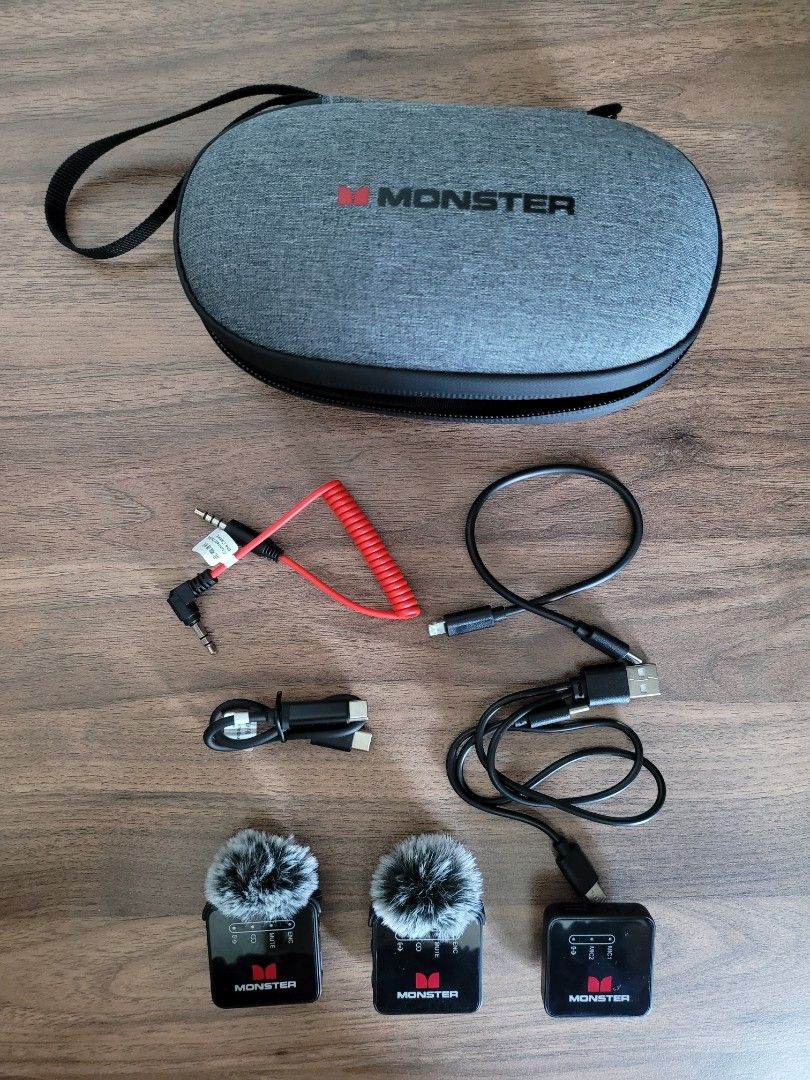 MONSTER Microphone ( 2 mic ), Audio, Microphones on Carousell