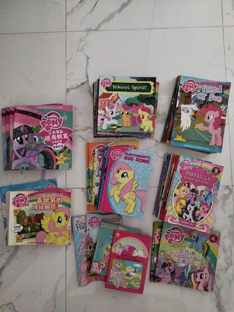 My Little Pony books collectinn, Hobbies & Toys, Books & Magazines, Children's Books on Carousell