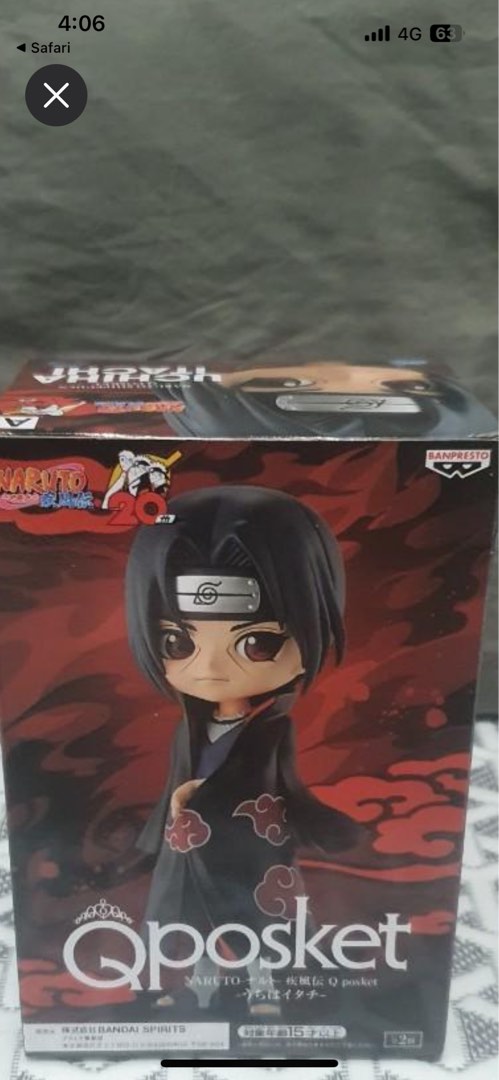 Naruto Itachi, Hobbies & Toys, Memorabilia & Collectibles, Fan ...