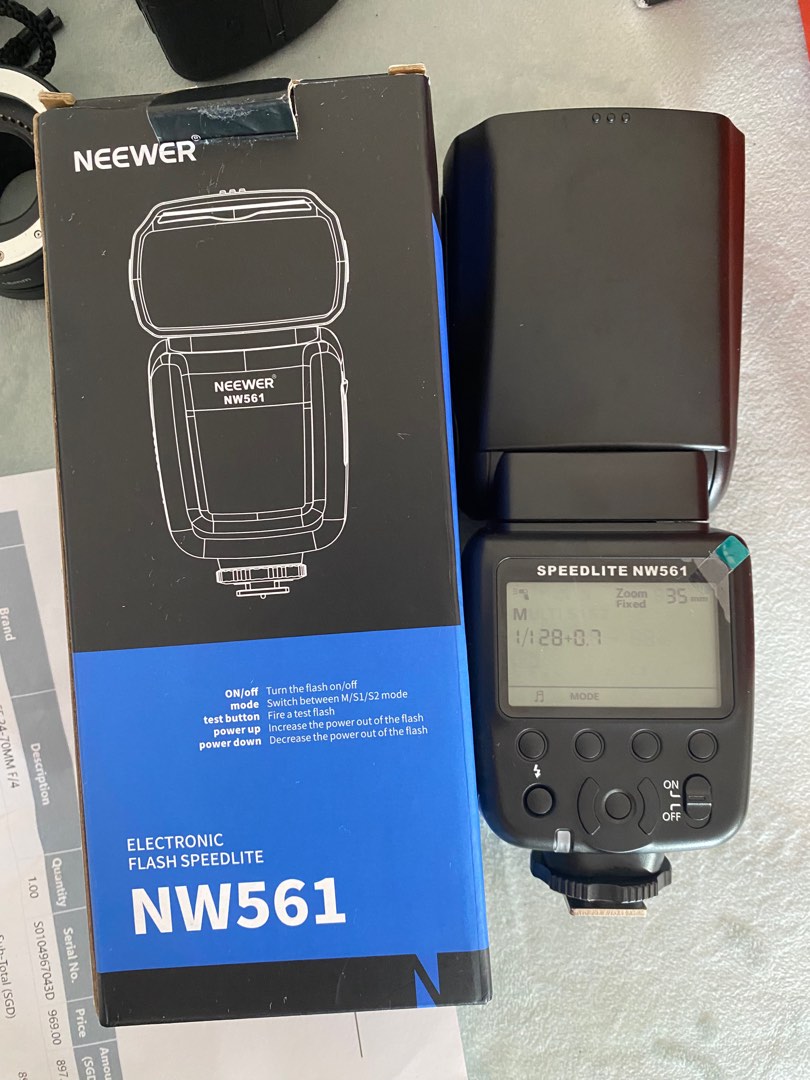 Neewer NW561 flash for mirrorless camera, Photography, Photography ...