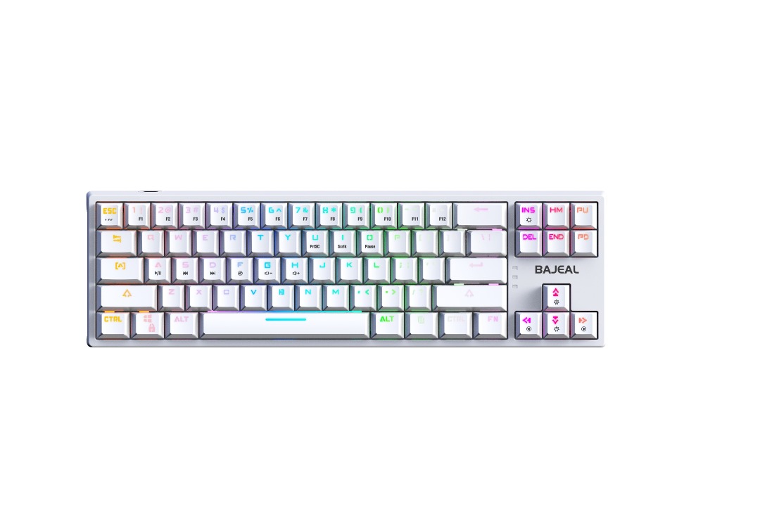 [NEW] 71 Keys Mechanical Hotswap Changeable Switch Keyboard Type-C USB ...