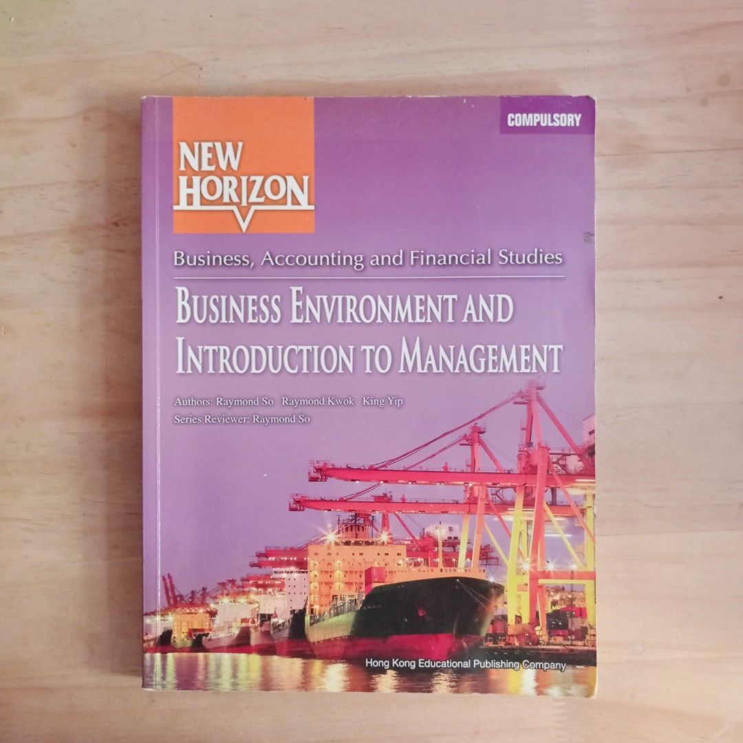 New Horizon Business Environment and Introduction to Management, 興趣及遊戲 ...