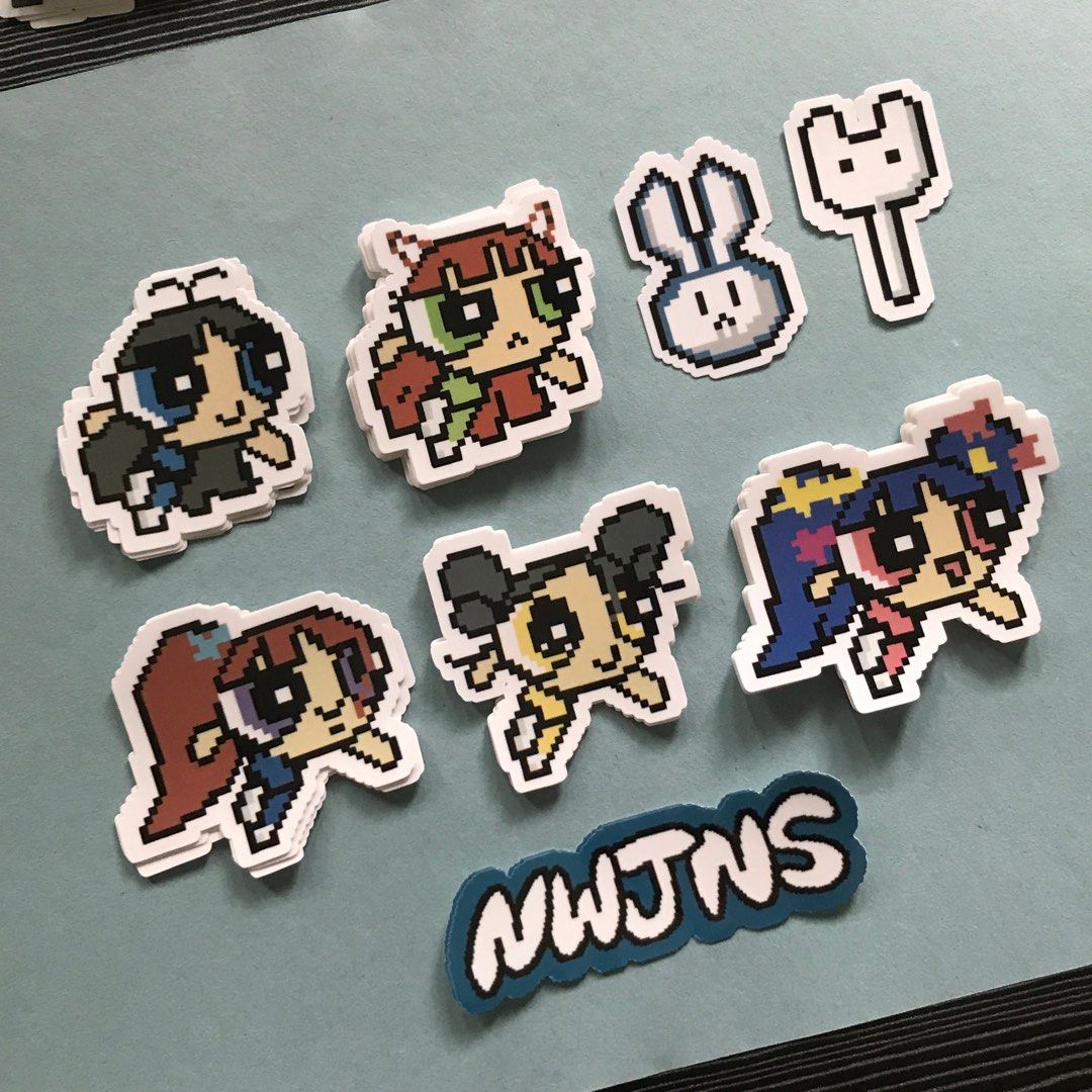newjeans x ppg get up vinyl stickers, Hobbies & Toys, Memorabilia ...