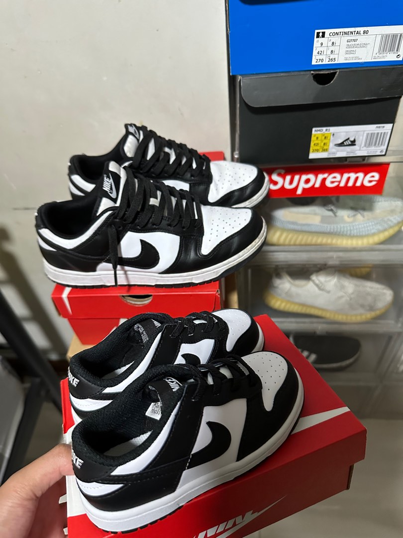Nike Dunk Low Panda kids, Luxury, Sneakers & Footwear on Carousell