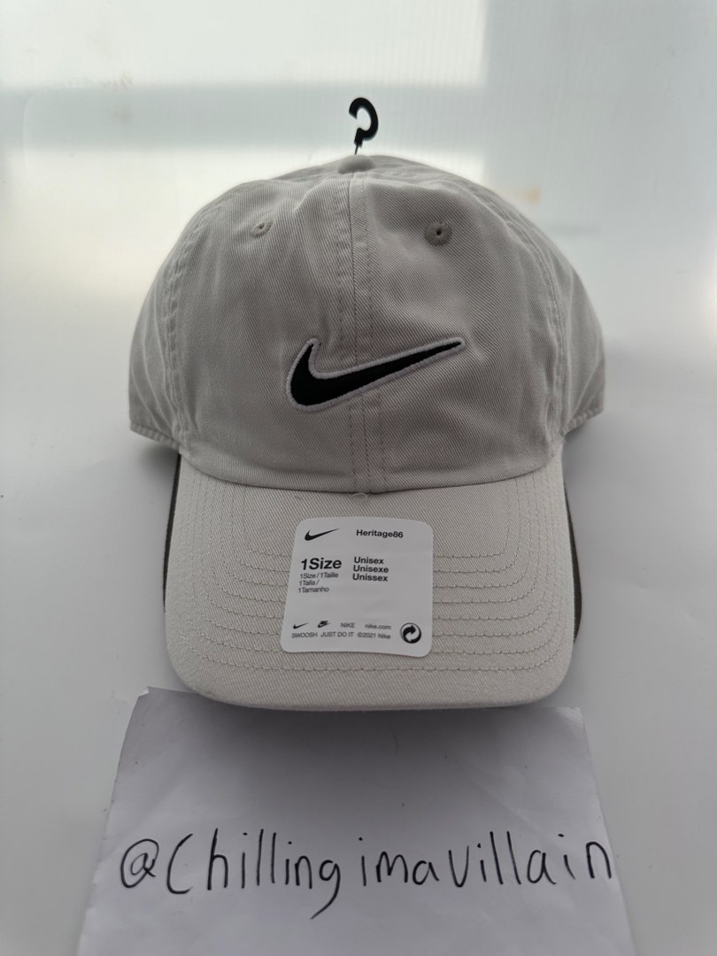 Nike Heritage86 Cap Hat Beige Off White Black Logo Bogo Heritage 86 ...