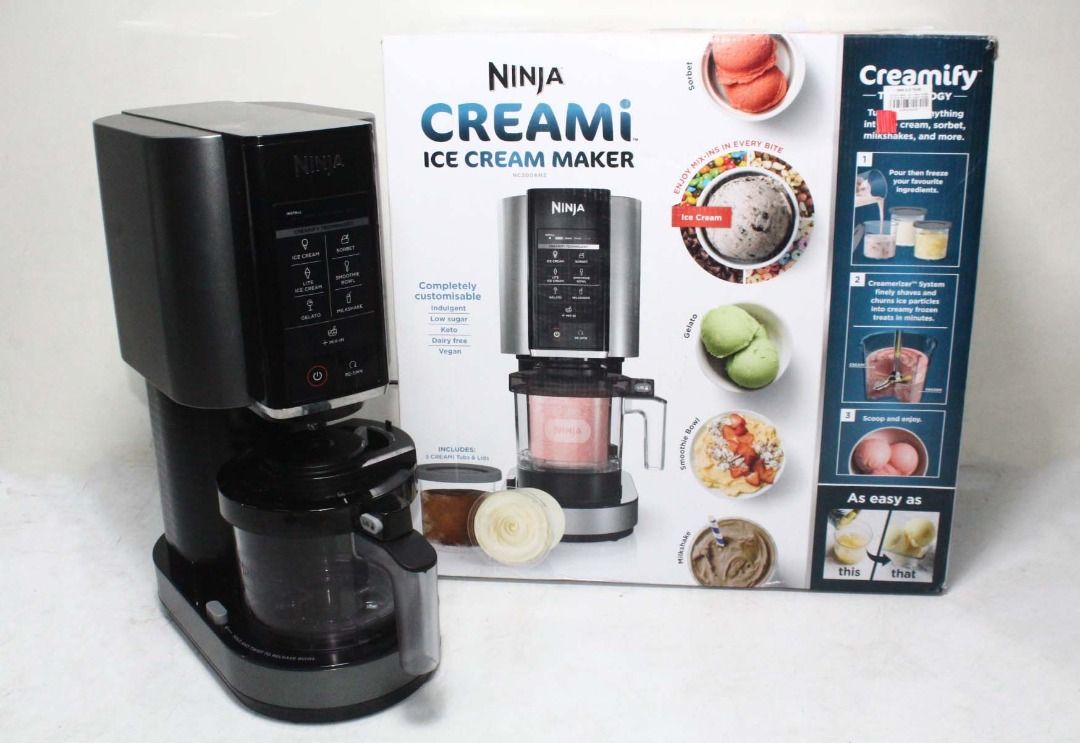 Ninja NC301 CREAMI Ice Cream Maker, for Gelato, Mix-ins, Milkshakes ...