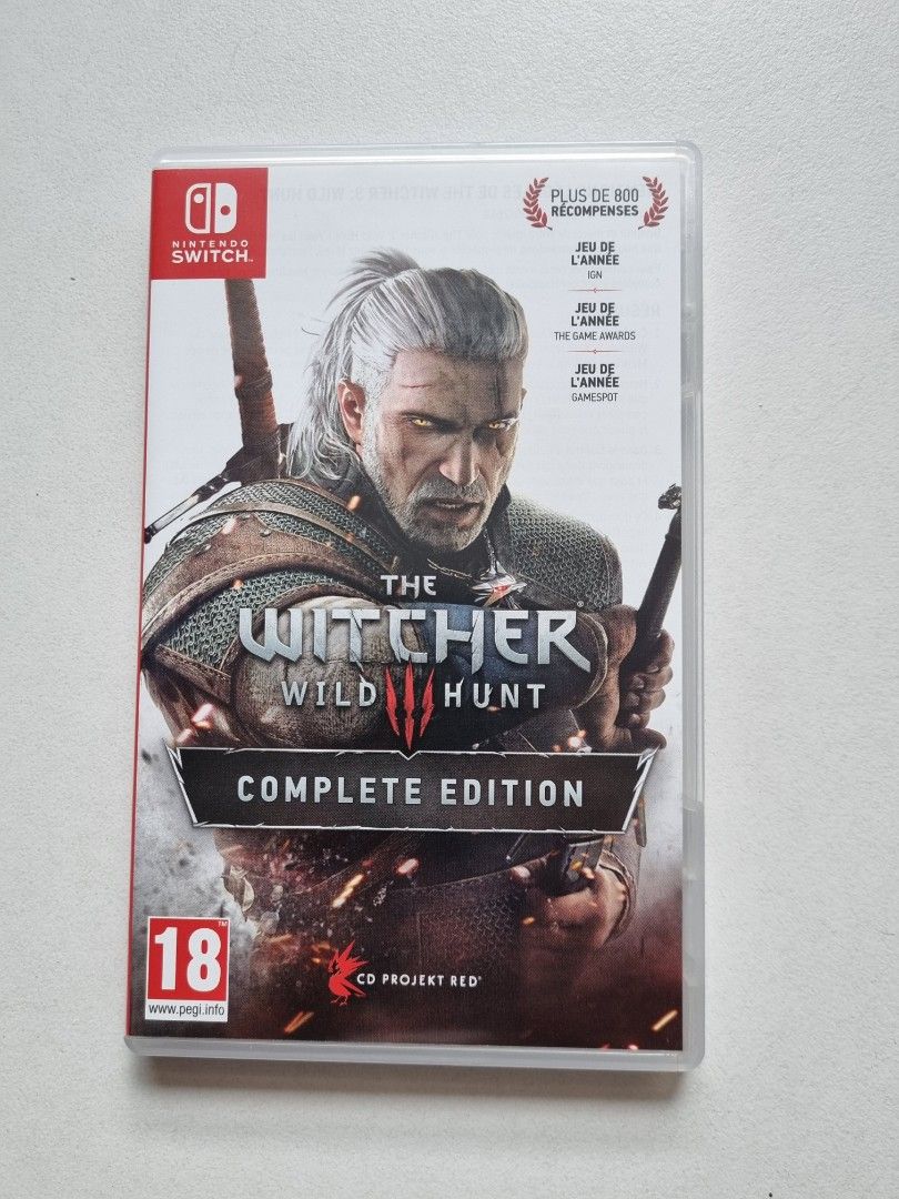 Nintendo Switch - The Witcher Hunt 3, Video Gaming, Video Games ...