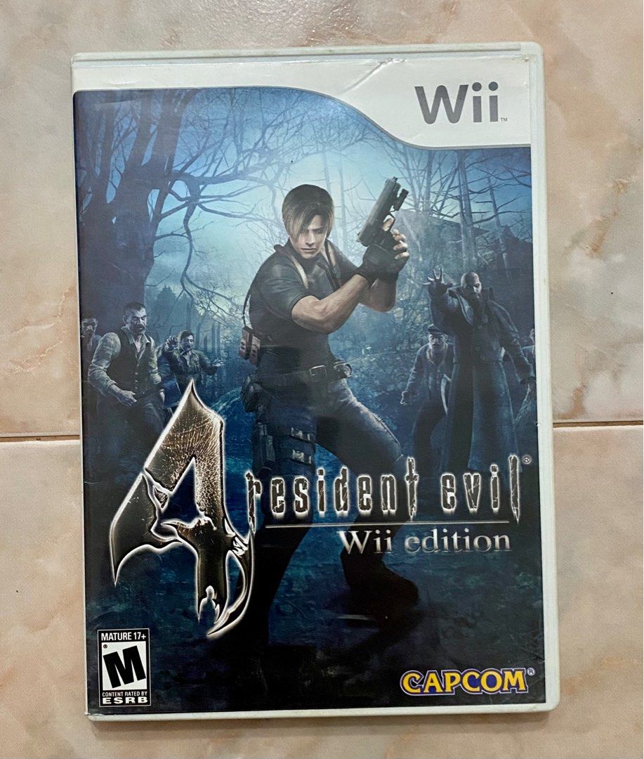 Nintendo wii resident evil 4 + console with full accessories 2 wiimotes ...