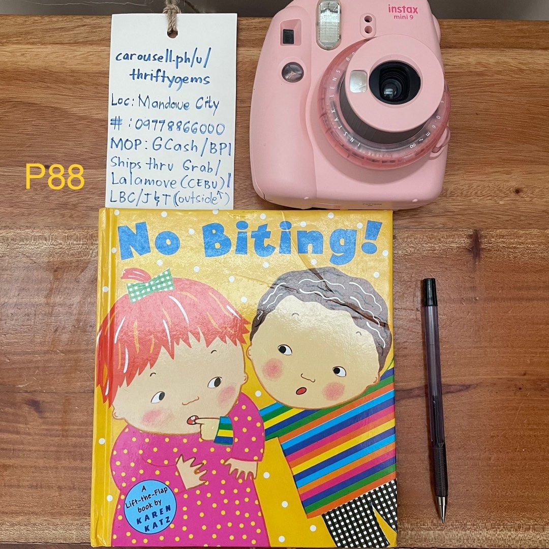 No Biting (A Lift-the-flap book) by Karen Katz on Carousell