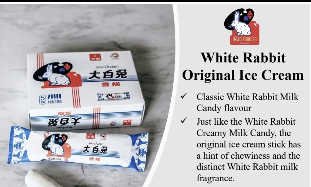 OFFER 2@$4 White Rabbit Ice Cream Sampling at Food Folks@Lau Pa Sat ...