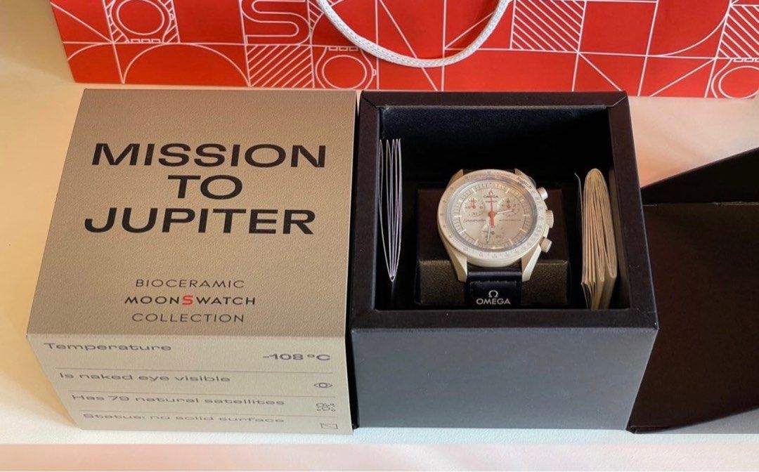 Omega swatch Jupiter, Men's Fashion, Watches & Accessories, Watches on ...