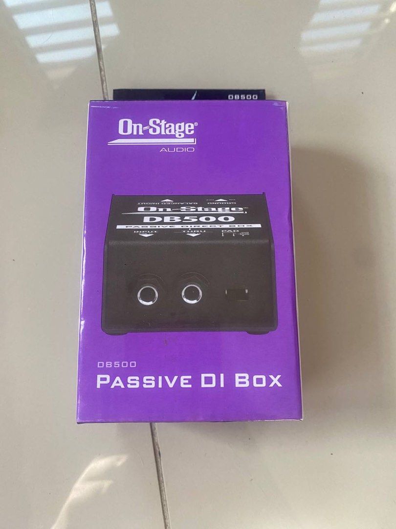 OnStage Passive DI Box (Used Like New), Audio, Other Audio Equipment on ...