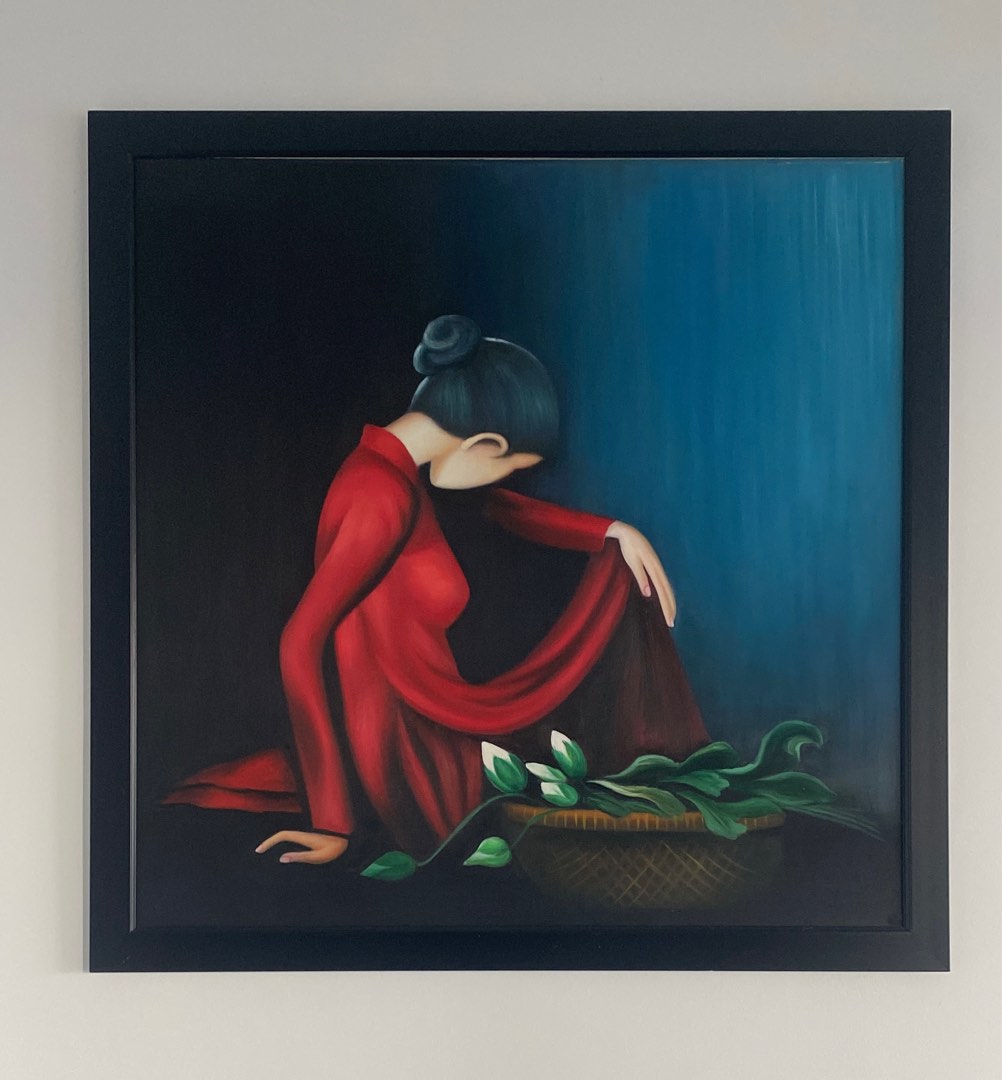 Original Framed Vietnamese art, Furniture & Home Living, Home Decor ...