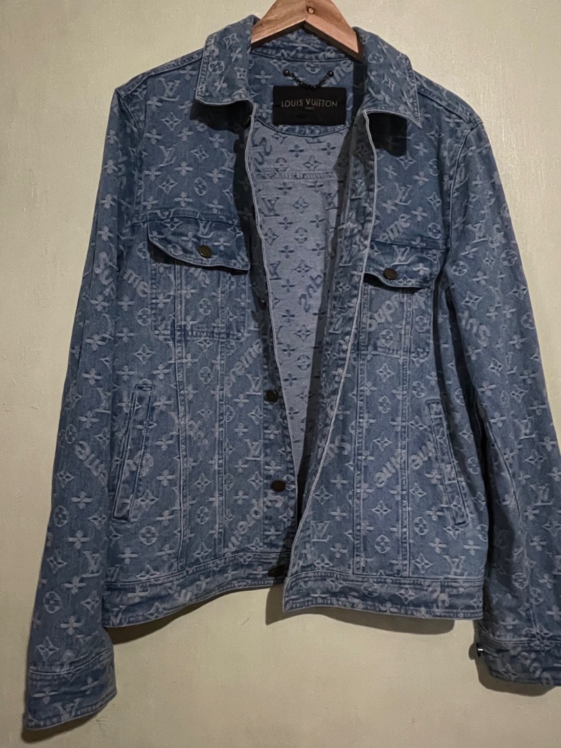 Original Louis Vuitton LV Denim Jacket, Women's Fashion, Coats, Jackets ...