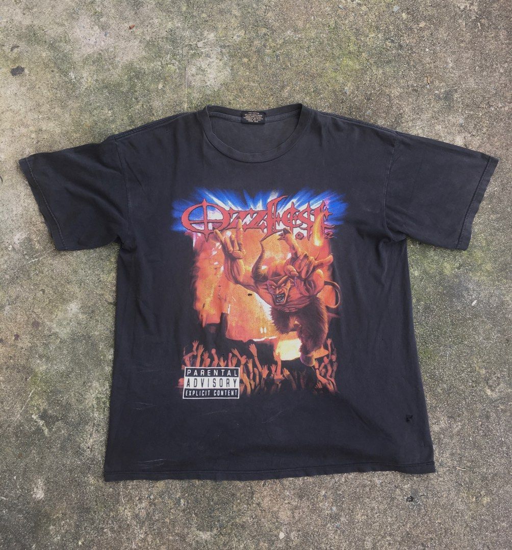 Ozz Fest Tee Solid Rock Tag, Men's Fashion, Tops & Sets, Tshirts & Polo ...