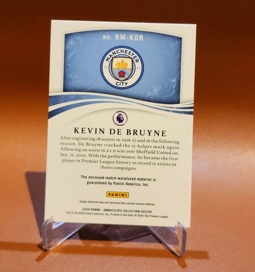 Panini Kevin De Bruyne Match Worn /99, Hobbies & Toys, Toys & Games on ...