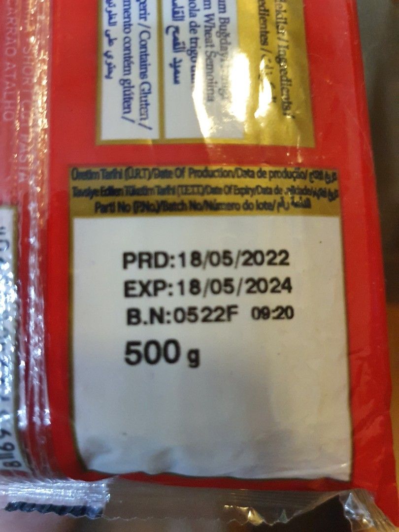 Pasta Rino Spagetti (500g), Saporito Linguine (500g), Food & Drinks ...