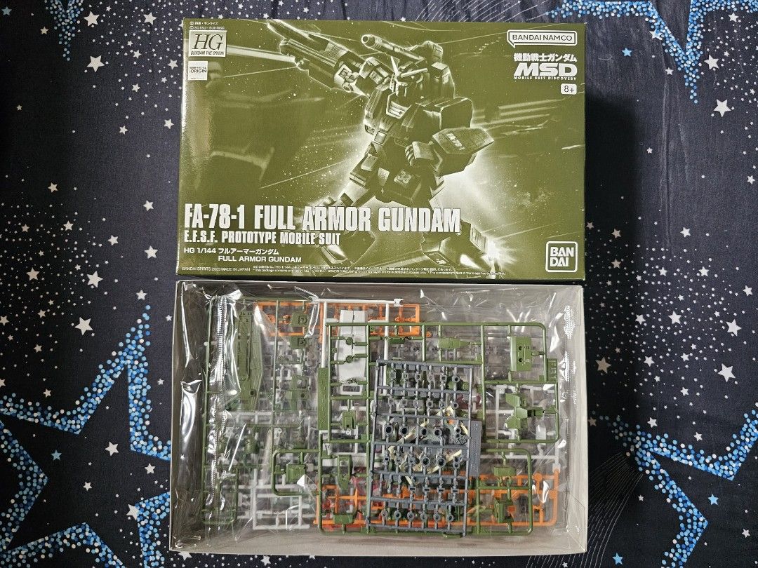 P-Bandai HGUC 1/144 FA-78-1 Full Armor Gundam, Hobbies & Toys, Toys & Games on Carousell