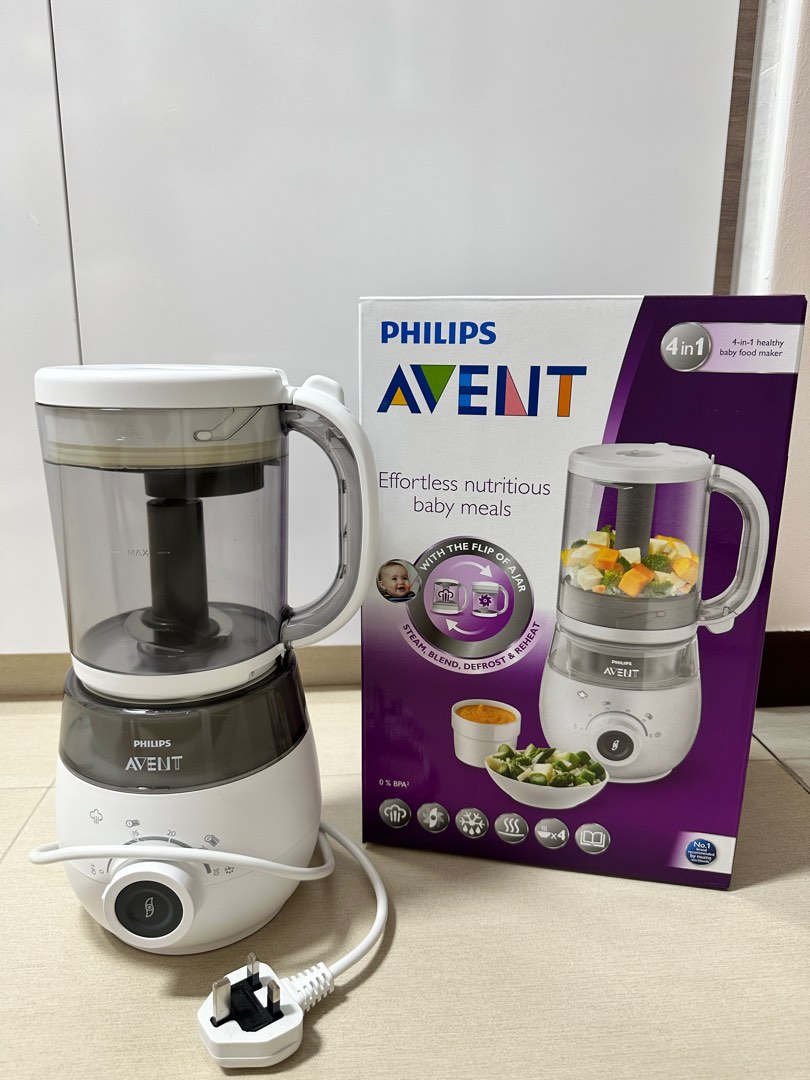 Philips 4-in-1 healthy baby food maker, Babies & Kids, Nursing ...
